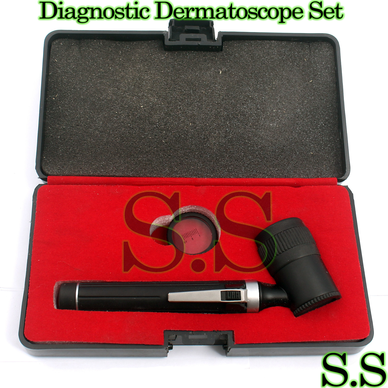 Dermatology Skin Diagnostic Dermatoscope Set Dermal Instrument ...