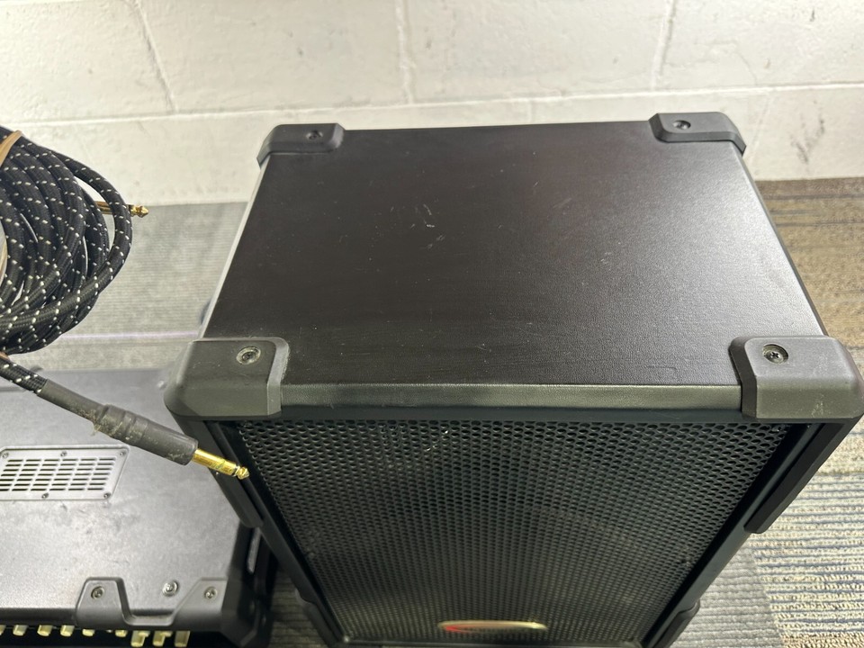 Harbinger HA80 PA System 80w 4 Channel Mixer w/ HA80C Speakers *LOCAL ...