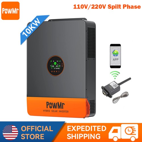 10KW 48V Split Phase All-in-one Solar Hybrid Inverter Off Grid MPPT ...