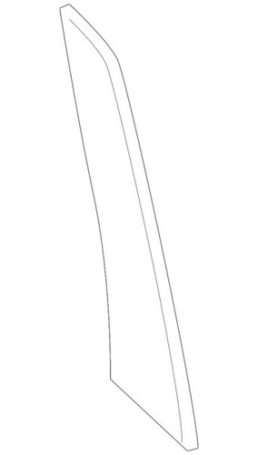 822D3-1LA0A Nissan Cover-rear door sash, lh 822D31LA0A, New Genuine OEM ...