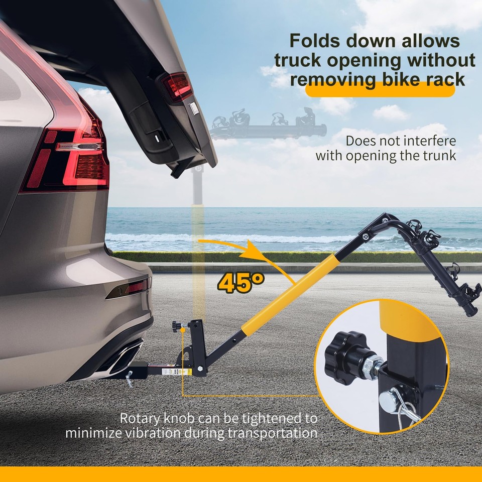 MaxxHaul 50025 Hitch Mount 2 Bike Rack For Cars, Trucks, SUV's ...