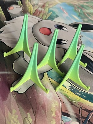 F - 3D Printed Graded Toploader Card Stand Holder Green Ombre - Set of ...