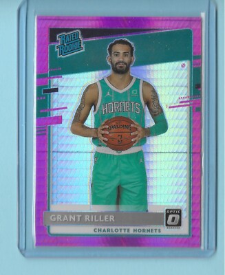 Grant Riller - 2020-21 Donruss Optic Hyper Pink Prizm Charlotte Hornets ...