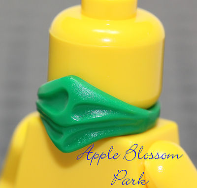 LEGO Minifig GREEN FACE MASK SCARF - Ninja/Cowboy/Bandit Minifigure ...