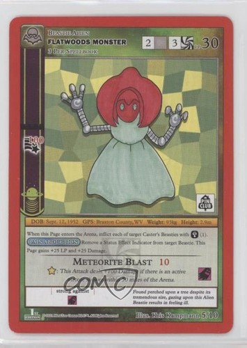 2021 MetaZoo - Cryptid Nation Pin Club Promo 1st Edition Flatwoods Monster 06y2 | eBay