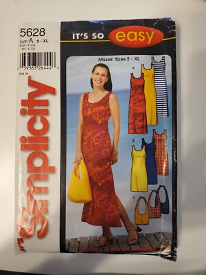 Simplicity 5628 A It's So Easy Pattern Women's sizes S-XL Classic Style ...