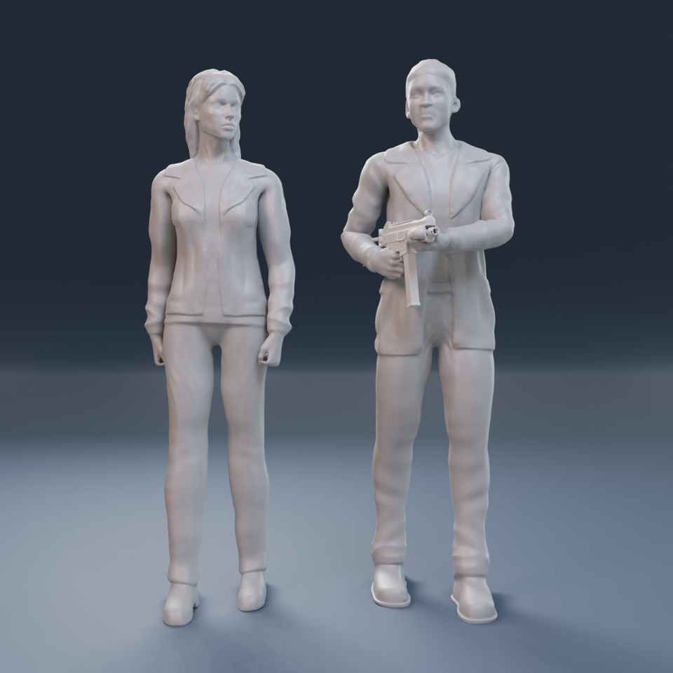 I, ROBOT SONNY 3 Figure Set - NS 5 + SPOONER SUSAN 3D Printed 3 inches ...