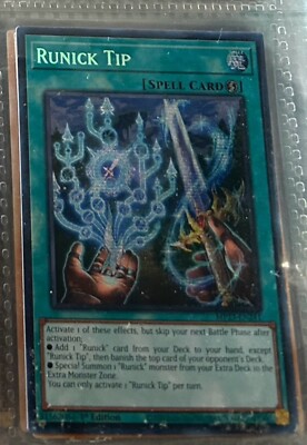 Yu-gi-oh! TCG 1x Runick Tip MP23-EN241 Prismatic x1 YUGIOH! SPELL NM | eBay