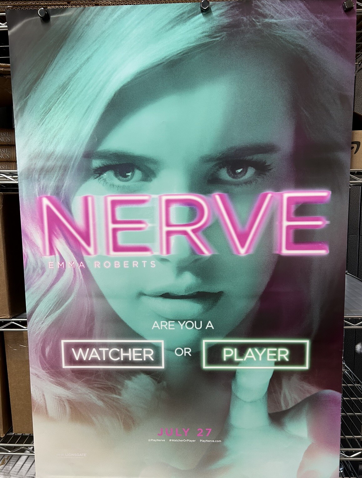 Nerve Official Movie Poster 27x40 D/S Emma Roberts Juliette Lewis ...