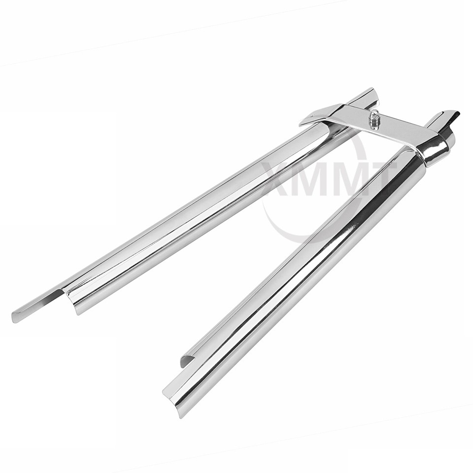 Chrome Frame Down Tube Cover For Harley Heritage Softail Custom Deluxe ...