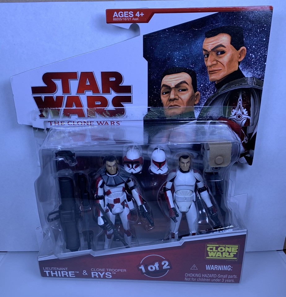 Star Wars The Clone Wars Clone Trooper Thire Rys Jek And Yoda Lot. | eBay