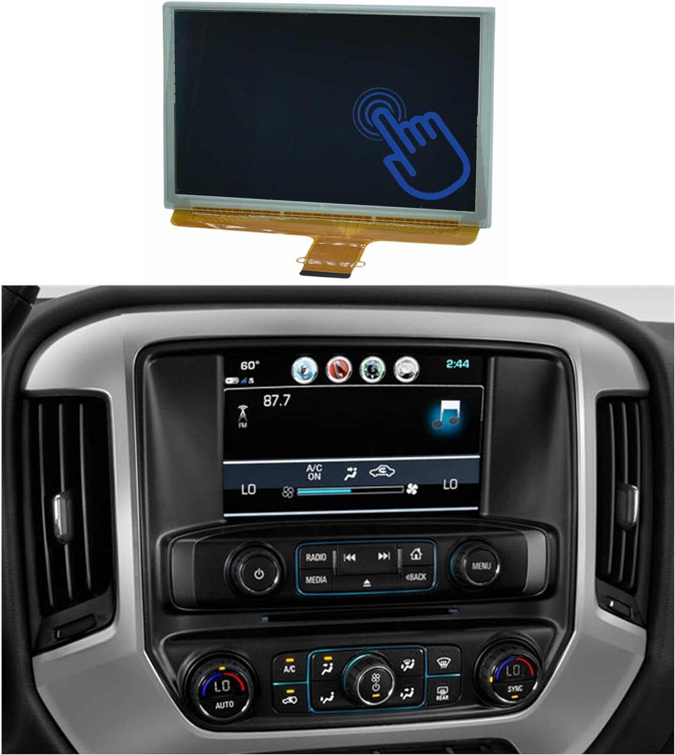 2015-2018 GMC Sierra MYLINK LCD Display & Touch Screen Digitizer ...