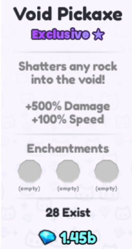 [🟢ONLINE ]Void Pickaxe! PETS GO - PS GO | PS99 | Pet Simulator 99 ...