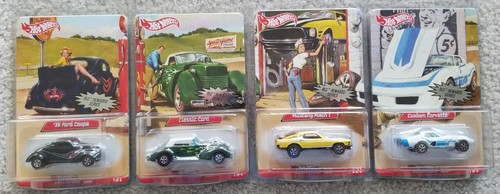 Hot Wheels 2007 Rewards 36 Ford Coupe Classic Cord Mustang Mach Custom ...