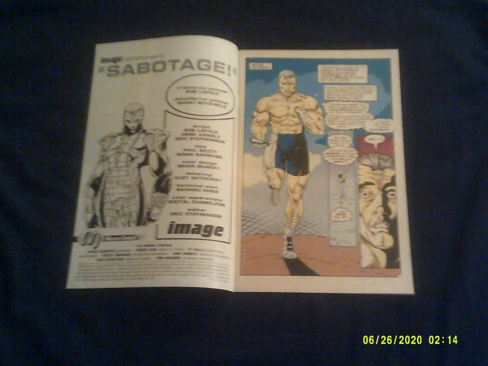 1992 IMAGE COMICS BRIGADE # 1 ROB LIEFELD COVER ART & SCRIPTS.BOUND IN ...