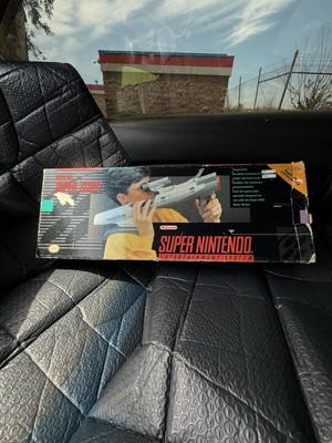 Super Nintendo SNES Super Scope 6 Gun + Receiver, Game, & Box Tested ...