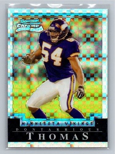 2004 Bowman Chrome Xfractors Dontarrious Thomas 169 057/250 | eBay