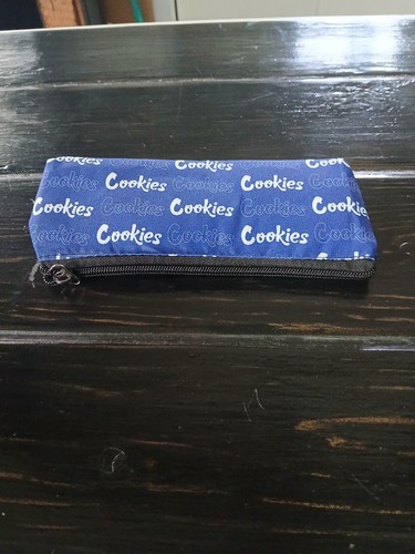 Stash Bag Blue Cookies All Over Unbranded | eBay