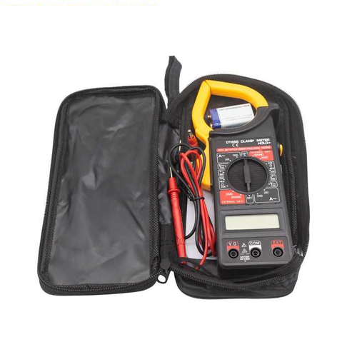 Digital Clamp Meter Multimeter AC/DC Voltage Current Tester Volt Amp ...