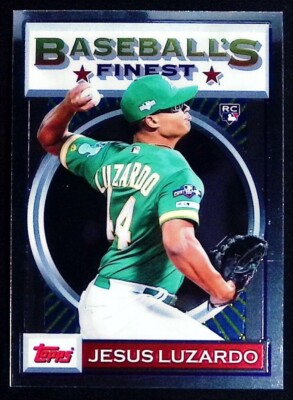 Jesus Luzardo - 2020 Topps Finest Flashbacks #187 - Rookie Card - A's ...
