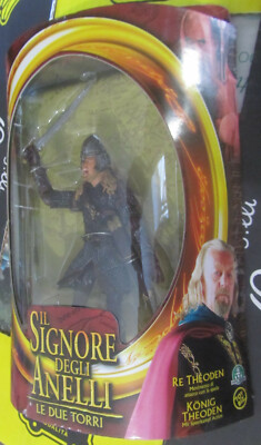 LOTR EOMER on Theoden CARD MISPRINT ERROR TWO TOWERS Toy Biz lord of ...