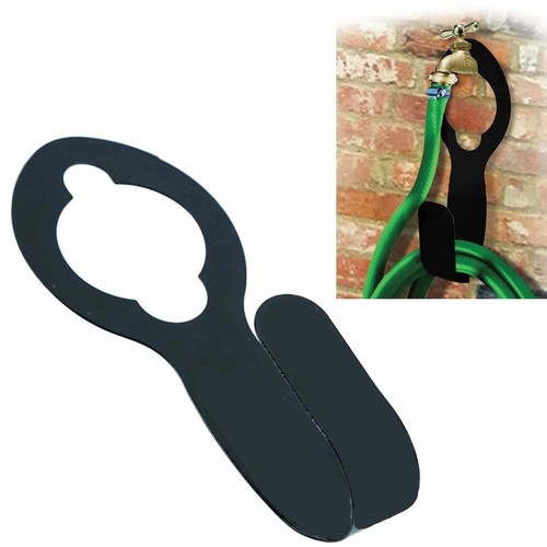 EXPANDING HOSE METAL HOLDER GARDEN OUTDOOR HANGER TIDY 25 TO 100FT X ...