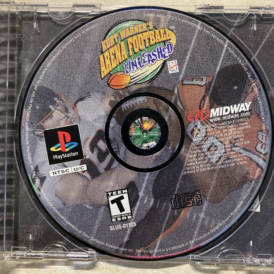 Kurt Warner's Arena Football Unleashed (Sony PlayStation 1, 2000) PS1 ...