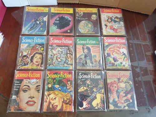 Bulk Lot of 12x Vintage Australian SF Magazines 1955-57 Scarce TITLES ...