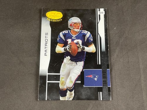 2003 LEAF CERTIFIED MATERIALS FOOTBALL TOM BRADY #76 RARE SAMPLE ...