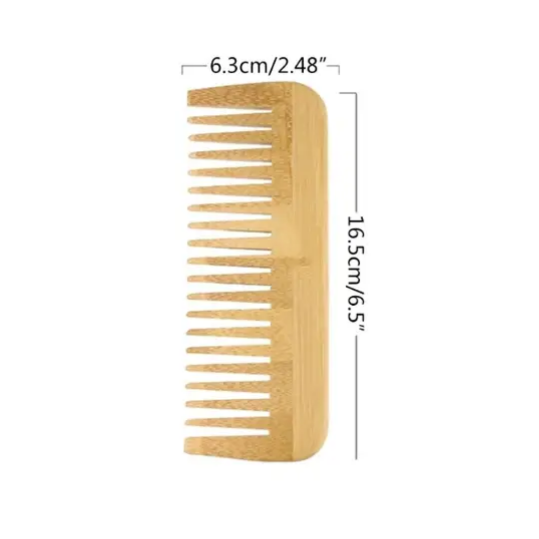 Bamboo Large Tooth Rake Comb | eBay