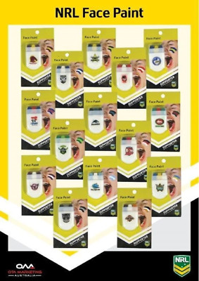 North Queensland Cowboys Official NRL Team Logo Stick Face Paint Team ...