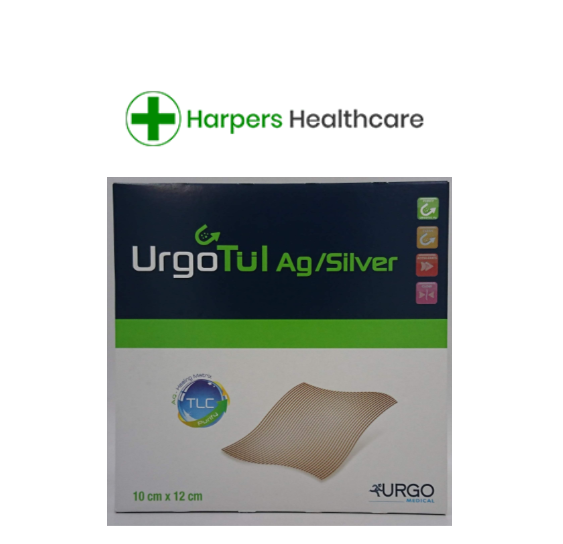 Urgotul AG/Silver Antibacterial Contact Layer Dressings 10cm x 12cm X1 ...