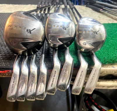 Golden Bear XS Tech UNDERCUT TECH-COMPLETE SET ( 3-PW)-1W-3W-5W-NEW ...