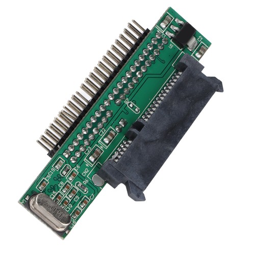 To IDE Adapter Serial ATA 7+15P Female To 44 Pin Male PATA Computer Dri ...