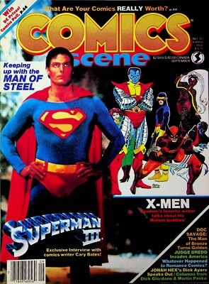 Comics Scene Mag Superman III & Cary Bates Interview No.11 Sept 1983 ...
