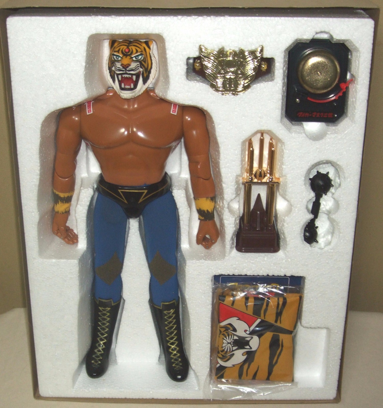 Tiger Mask 2 II Masking Champion w/Box 14.2" 36cm Figure Dolls Popy ...