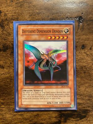 Yugioh Different Dimension Dragon DCR-015 Super Rare Unlimited Edition ...