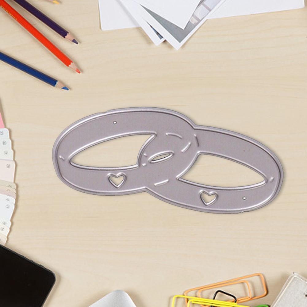 Wedding Rings Metal Cutting Die Valentine Greeting DIY Card Making Q4W3 ...