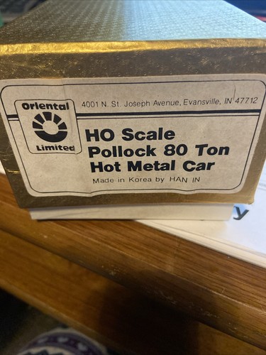 Oriental Limited HO Scale BRASS Pollock 80 Ton Hot Metal Car ...