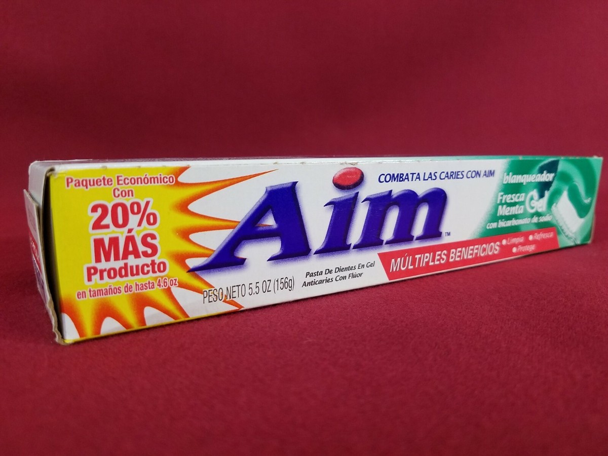 Aim Toothpaste Logo 3 Gum Vend Machine Prize Aim Colga Crest