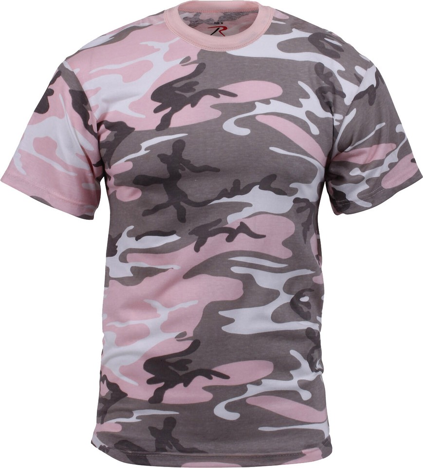 Camo T-Shirt Tactical Tee Short Sleeve Military Army Camouflage Uniform ...