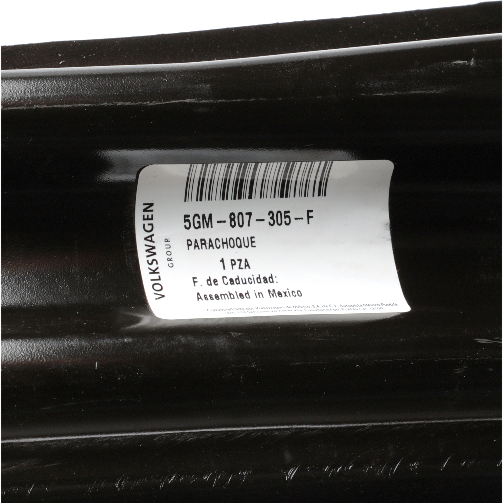 OEM NEW GENUINE 2015-2019 VW Volkswagen Golf SportWagen Impact Bar 5GM ...