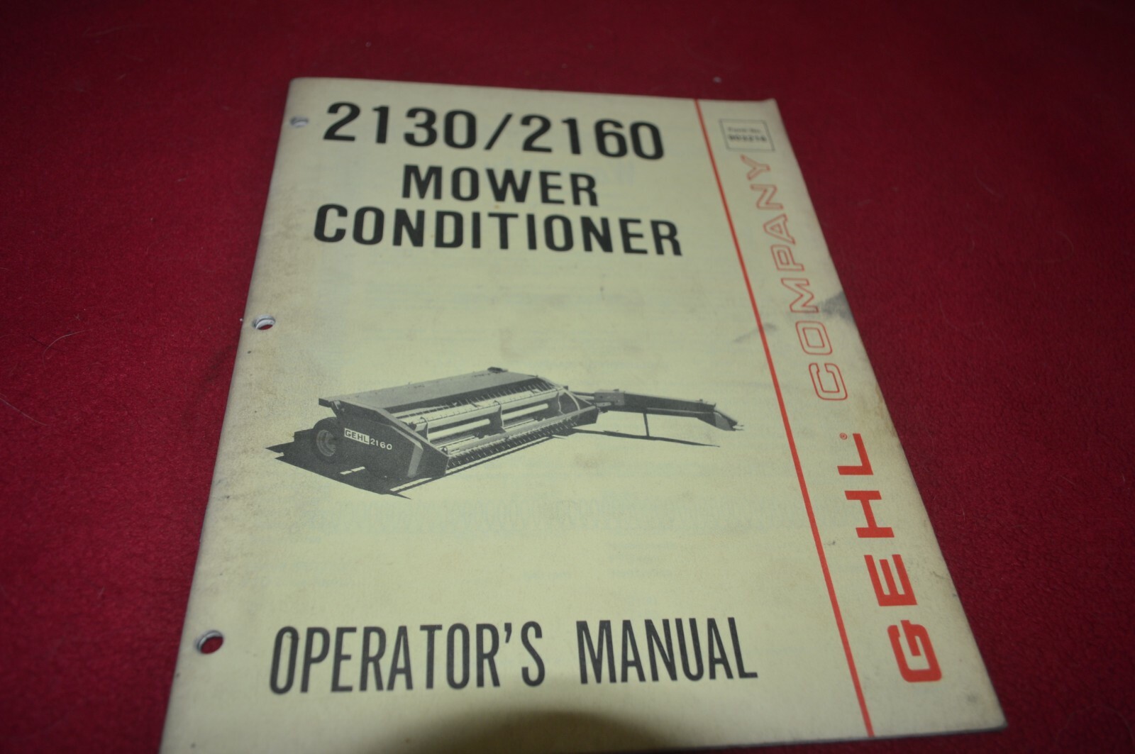 Gehl 2262 Haybine Mower Conditioner Operator's Manual AMIL15 | eBay
