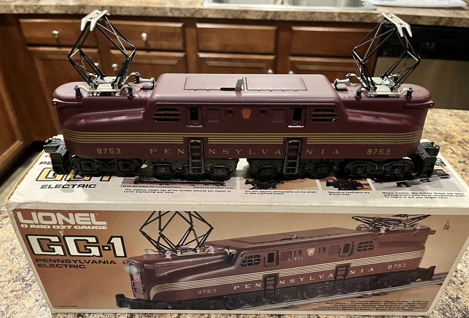 Lionel 6-8753 PRR Gg1 Electric Locomotive Pennsylvania Railroad O for ...