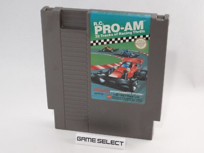R.C. PRO-AM RC NINTENDO NES 8 BIT PAL A GBR MATTEL CARTUCCIA ORIGINALE ...