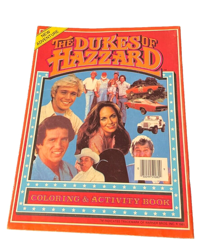 Dukes of Hazard Stunt Show Coloring Activity Book Bo Luke Duke Daisy ...