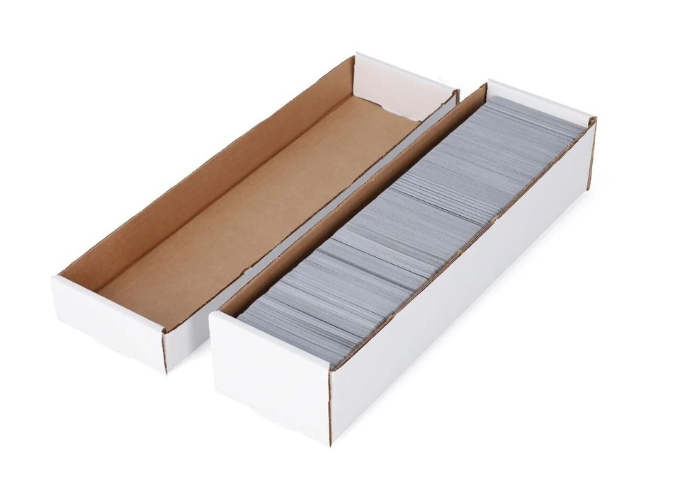 3x (Lot of 3) - BCW 800 CT COUNT 2 PIECE CARDBOARD STORAGE BOXES ...