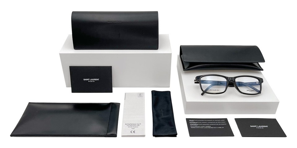 Saint Laurent SL 288/J SLIM Eyeglasses Unisex Blue 53mm New 100% ...