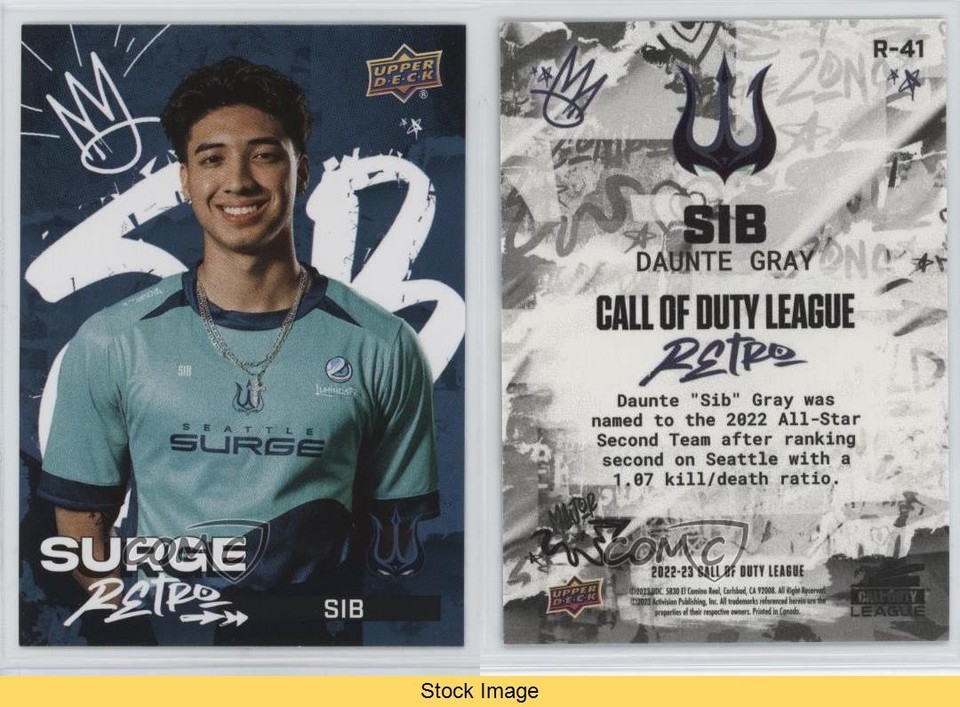 2022-23 Upper Deck Call of Duty League CDL Retro Sib #R-41 READ x9t | eBay