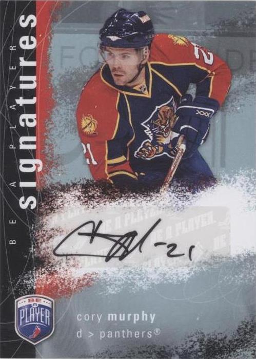 2007-08 Upper Deck Be a Player - Signatures Cory Murphy #S-MY (AU, RC ...